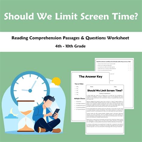 Should We Limit Screen Time Reading Comprehension Passages And Questions