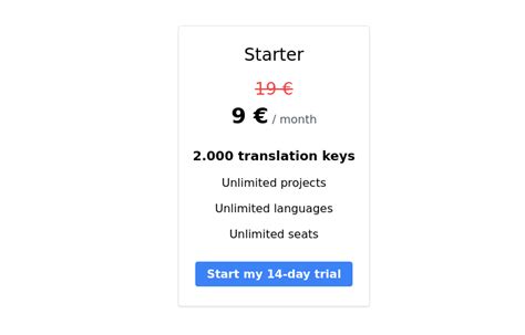 Pricing Card Tailwind Css Example