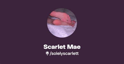 Scarlet Mae Onlyfans Official Exclusive Content And Account Linktree