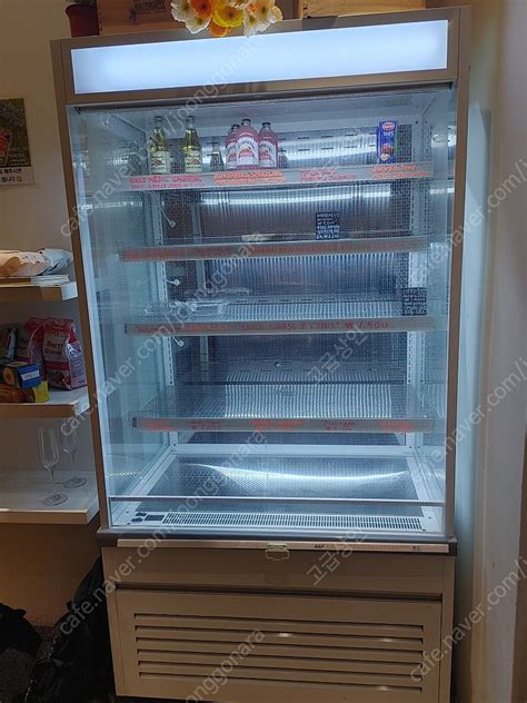 세경냉동 1000사이즈 화이트 오픈형 쇼케이스 냉장고 중고나라