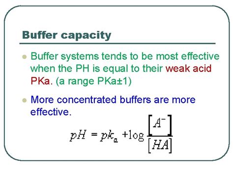 Water Ph And Buffer Specific Properties Of Water
