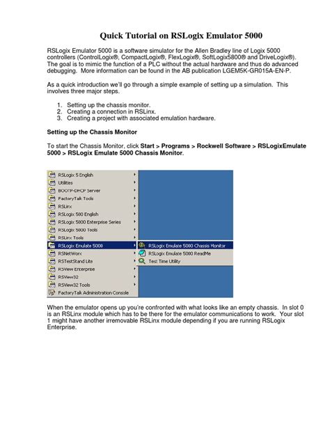 quick tutorial on rslogix emulator 5000 pdf emulator device driver