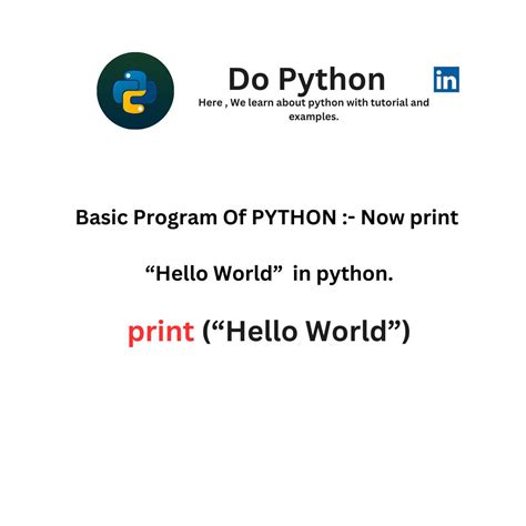 Do Python On Linkedin Dopython Linkedin Coding Basics