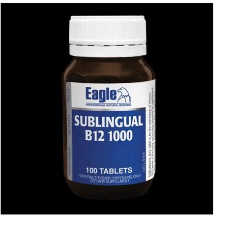 Eagle Sublingual B12 1000 100 Tablets Buy In Sydney Kennedys