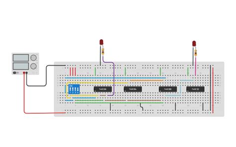 Circuit Design Full Subtractor Using Basic Gates Tinkercad