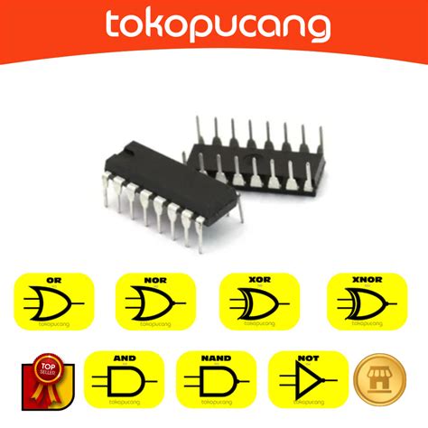 Ic Ttl Ic Logic Ic Ttl 7408 And Ic Ttl 7432 Or Ic Ttl 7486