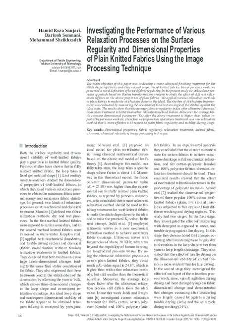 pdf investigating the performance of various relaxation processes on