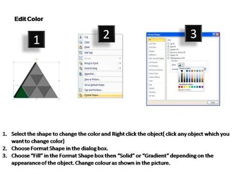 PowerPoint Template Company Triangle Process Ppt Design Slides