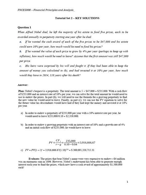 tutorial set 2 key solutions pdf interest annual percentage rate