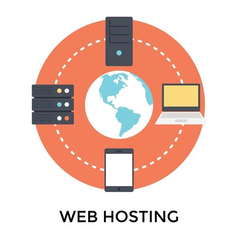 trendy web hosting 15035930 vector art at vecteezy