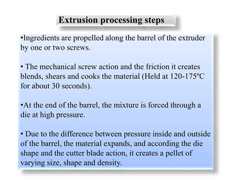 Extrusion Ppt For Future Prospect And Techniques Ppt