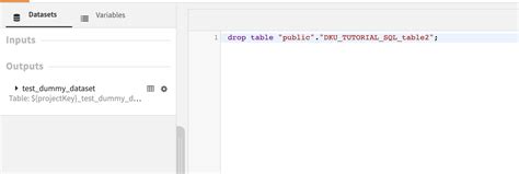 Dropping Database Tables From Python Dataiku Community
