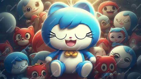 Premium Ai Image Doraemon Birthday 3th September Generative Ai