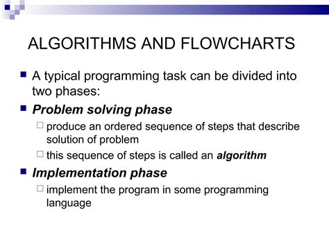 Algorithms And Flowcharts Ppt Seminar Presentation Ppt