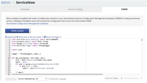 How To Enable Disable Servicenow Cmdb Integration