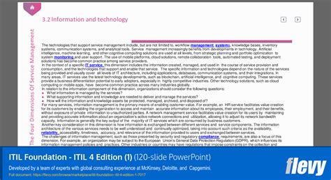 ITIL Foundation ITIL Edition PPT Slide Deck