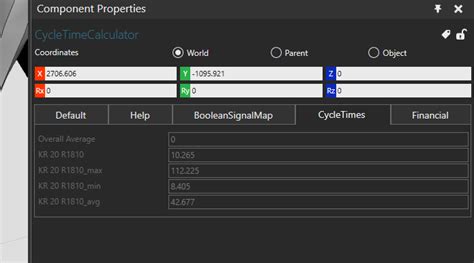 Cycle Time Calculator General Questions Visual Components The Simulation Community