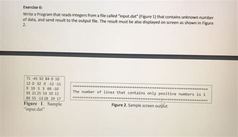 Solved Exercise 6 Write A Program That Reads Integers From
