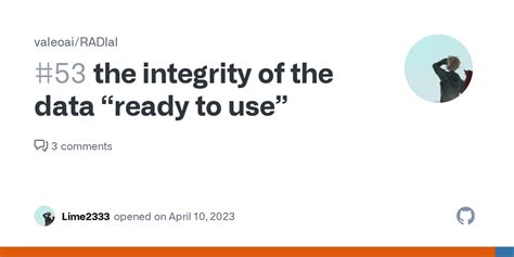 The Integrity Of The Data Ready To Use Issue Valeoai RADIal GitHub