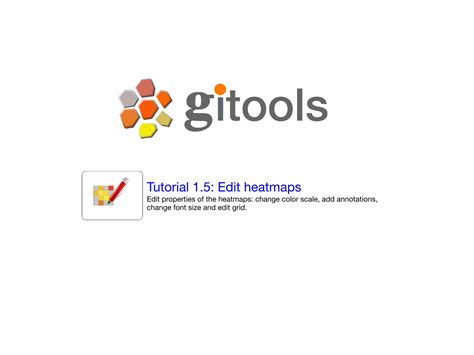 pdf tutorial 1 5 edit heatmaps gitools · tutorial 1 5 edit