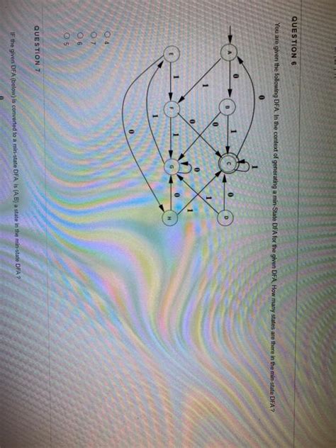 solved question 6 you are given the following dfa in the
