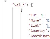 Bug Property Names In REST Json Response Should Be Camel Cased Issue Azure Data Api