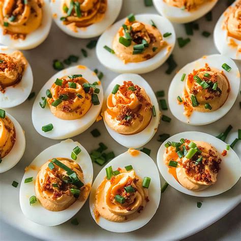 Spicy Chili Garlic Deviled Eggs A Fiery Twist To Classic Treats