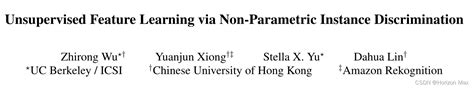 对比学习篇 经典网络模型 —— Contrastive Learningmemory Bank神经网络 Csdn博客