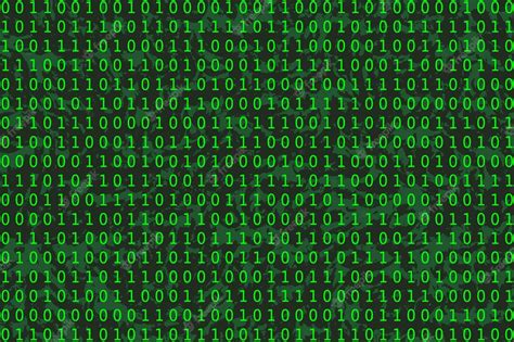 Premium Vector Program Datum Background Green Programming Binary