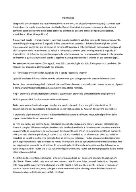 Internet Lezione Generale Docsity