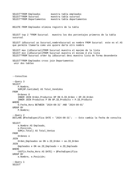 Codigo Sql Pdf