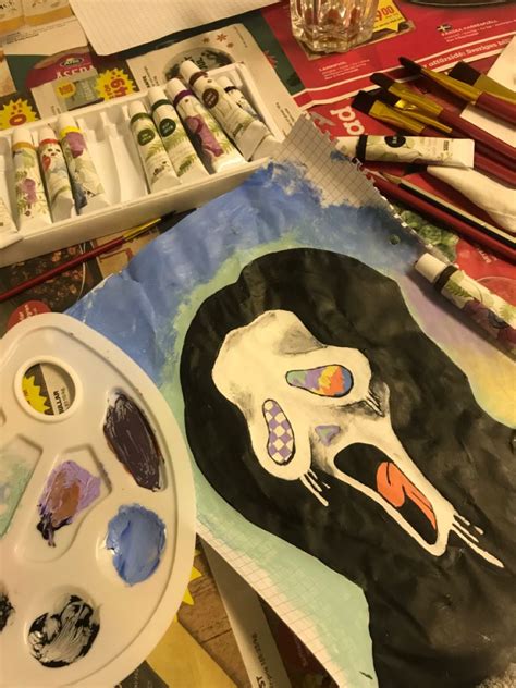 Scream Drawing Saker Att Rita Rita Sake