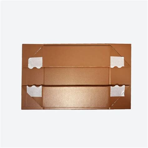 A6 Square Copper Magnetic T Box With Ribbon Geotobox