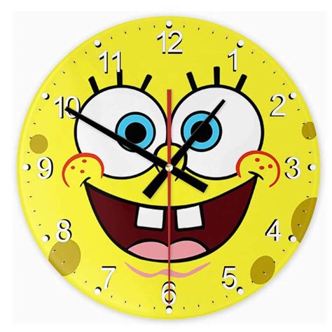 Ceas Circular Din Sticla Spongebob 5 Multicolor 20 Cm Emag Ro