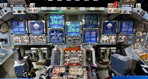 360 Interactive View Of Space Shuttle Discovery Cockpit Space Shuttle