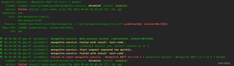 Linux 安装 Mosquitto并设置服务开机自启及错误解决办法mosquitto开机自启 Csdn博客