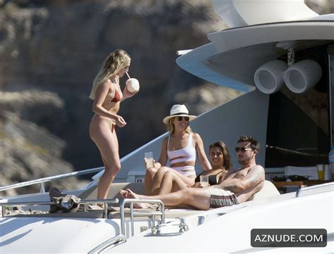 Perrie Edwards Relaxing On A Luxury Yacht With Her England Footballer