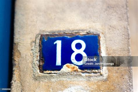 Paris France Vintage Ceramic Street Address Tile In France 18 Stock