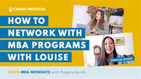 Networking With MBA Babes MBA Protocol