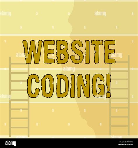 writing note showing website coding business concept for system of