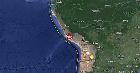 Strong And Shallow M60 Earthquake Hits Near The Coast Of Southern Peru The Watchers