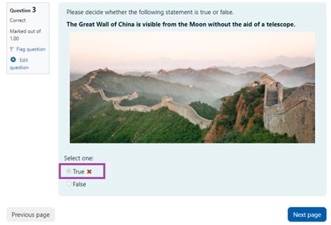 how to create a formative quiz in moodle that uses pass fail marking