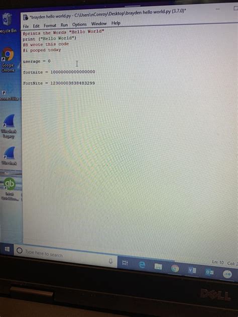 Nic C On Linkedin My 9 Year Old Wrote His First Lines Of Python Today