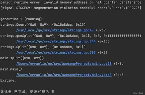 Go并发读取string的panic问题panicstring Csdn博客