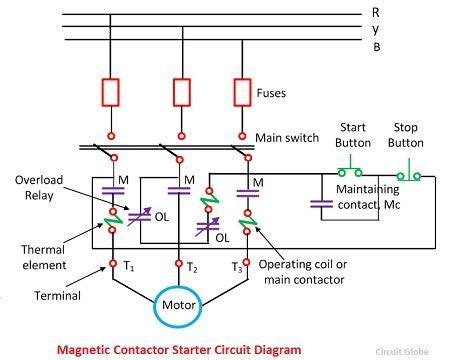 Induction Motor Protection System Circuit Diagram Working Circuit Globe