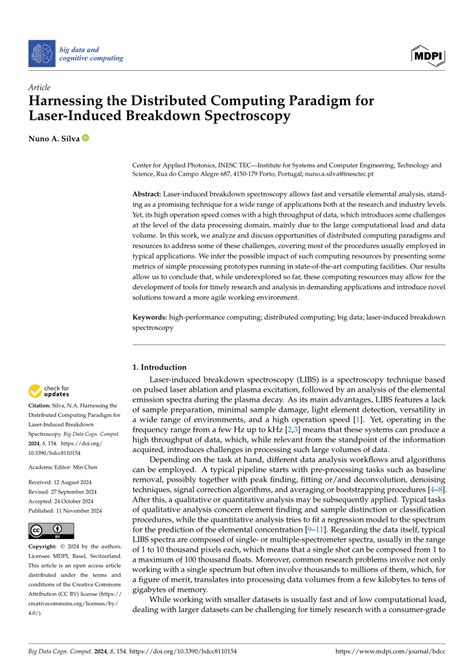 Pdf Harnessing The Distributed Computing Paradigm For Laser Induced