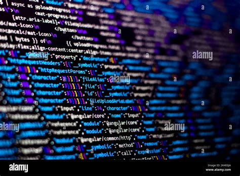 Compressed Colorful Code Background Web Programming With Javascript