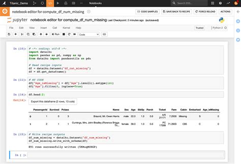Using Jupyter Notebooks In Dss Dataiku Academy 80