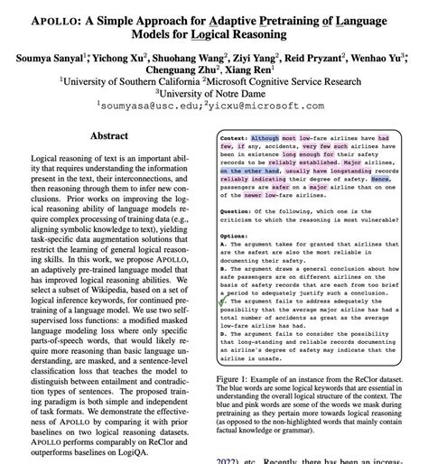 Apollo A Simple Approach For Adaptive Pretraining Of Language Models