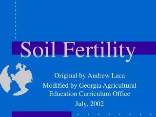 PPT - Principles of Integrated Soil Fertility Management (ISFM ...